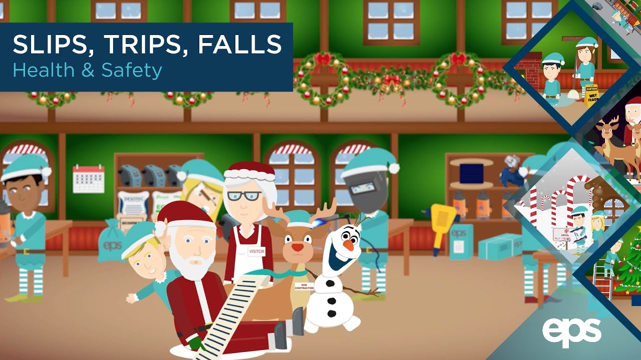 EPS Group Health and Safety Animation - Slips, Trips & Falls - YouTube