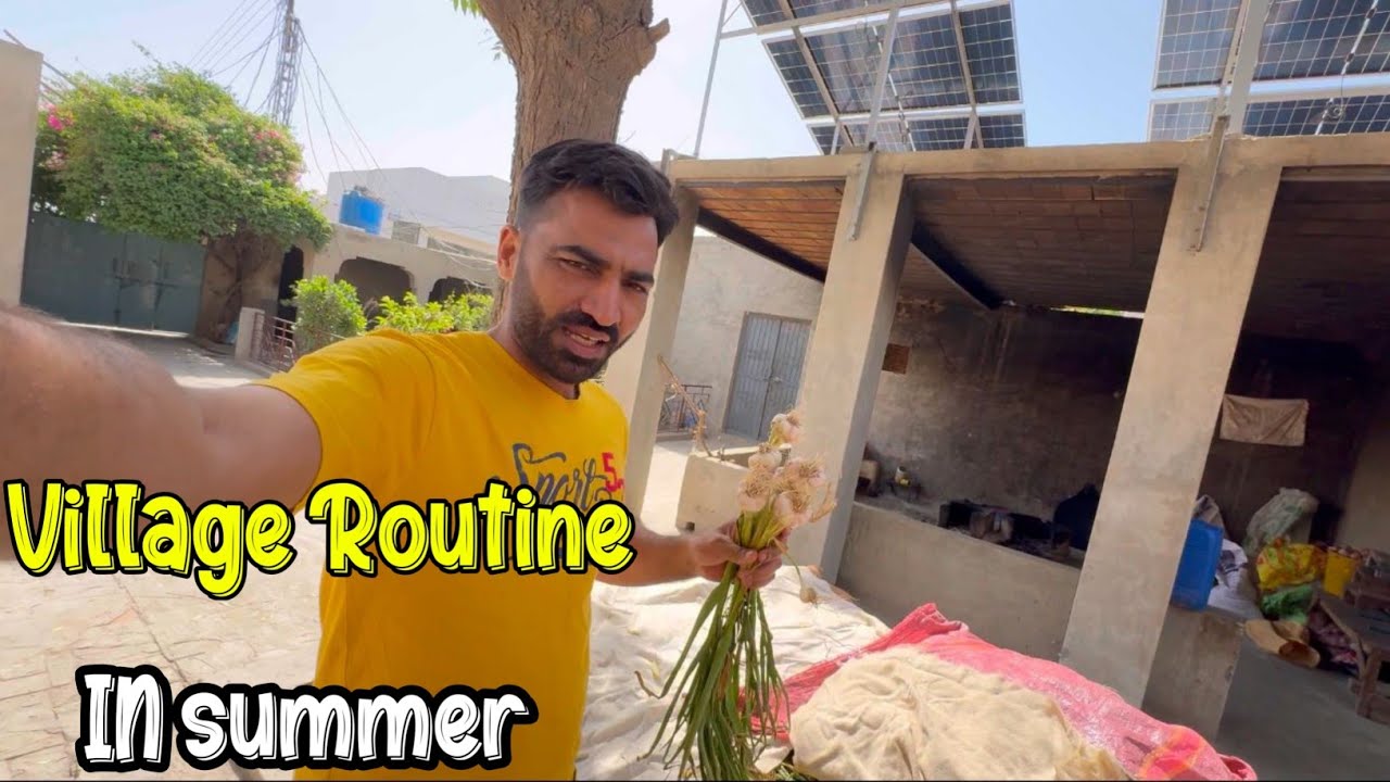 Village main garmi agi🌞🏝️|village life style vlog|Pakistan village life ...
