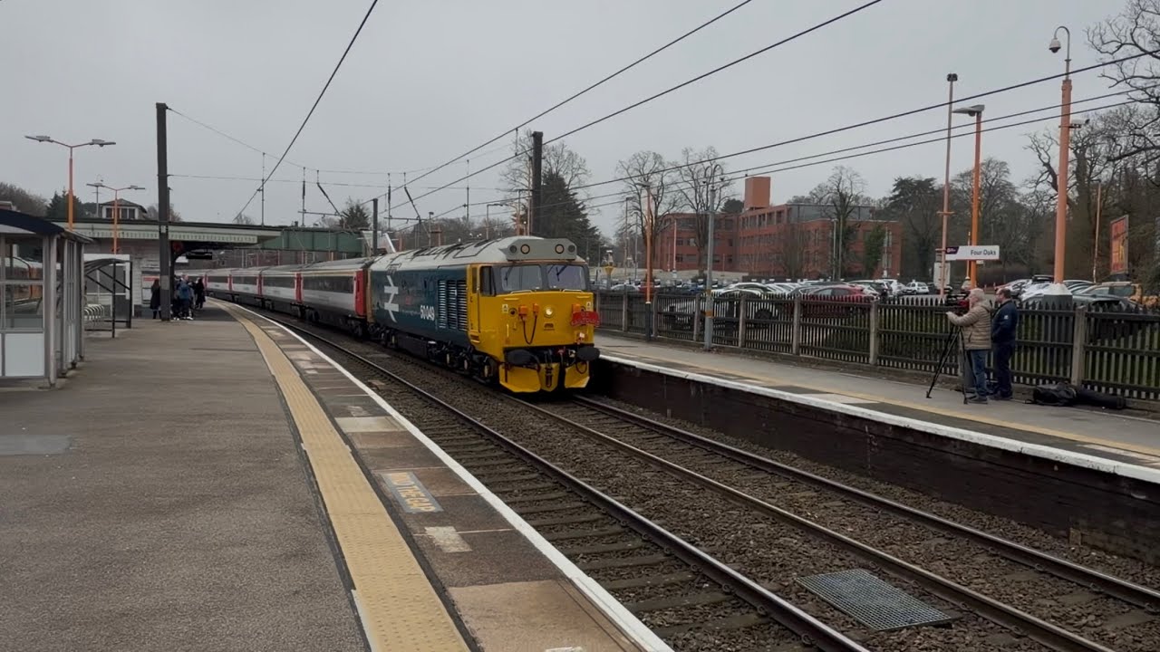 50049 Defiance passing Four Oaks with the Derby express 8.3.26 - YouTube