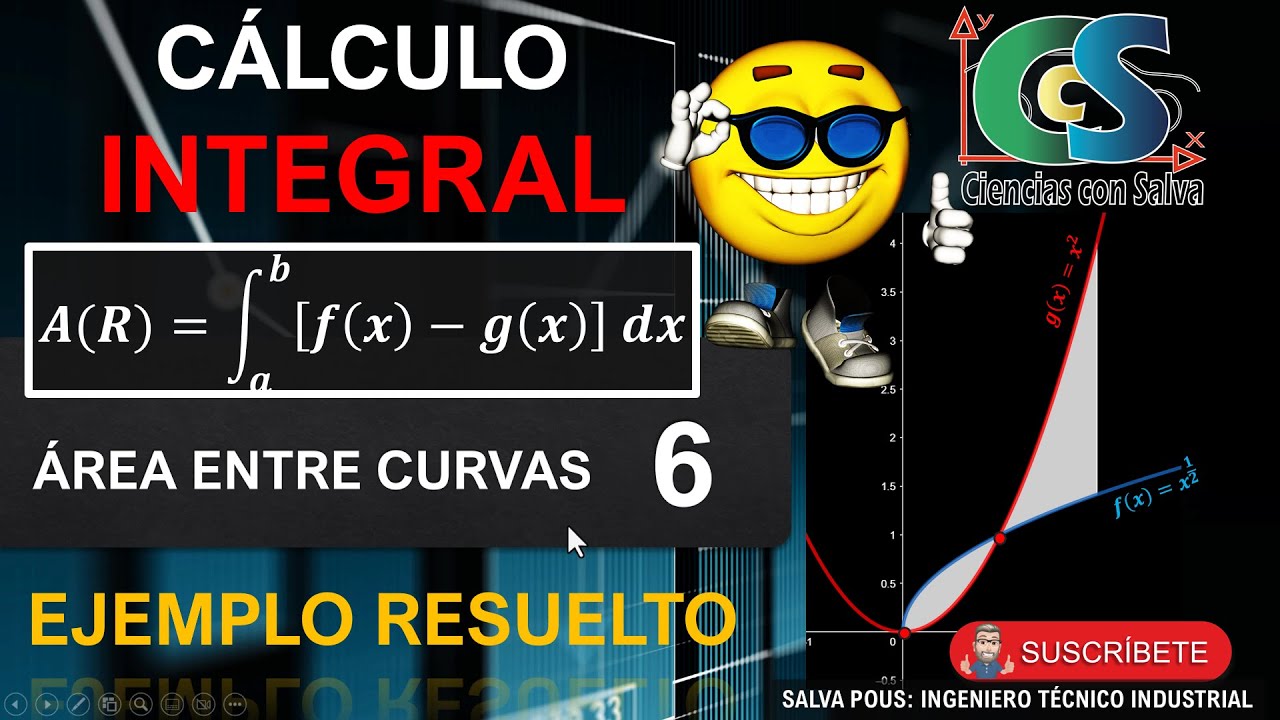 Calculo integral. Áreas 6. Ejemplo resuelto. - YouTube