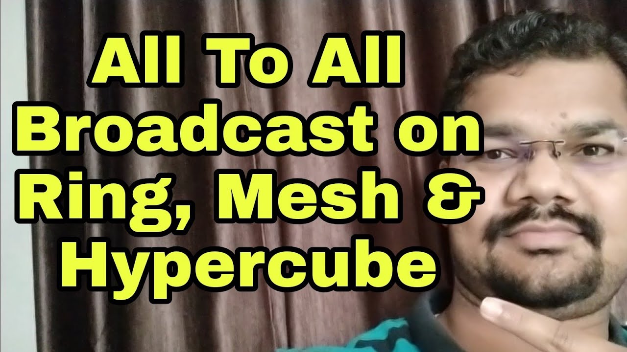 All To All Broadcast And Reduction On Ring Mesh And Hypercube In Parallel Computing Youtube
