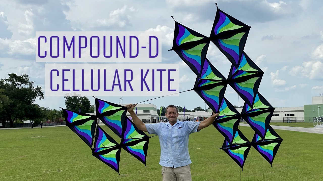 Assembling The Compound D Cellular Kite | Robert Brasington Kites - YouTube