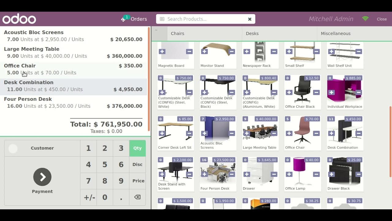 How to add or remove product quantity in Point of Sale screen | Odoo App Feature #odoo16 #pos ...