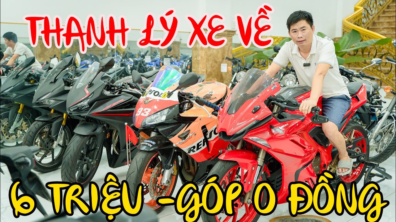 THANH LÝ MOTOR MỚI VỀ R15V3 GSX150 GPX DEMON GSX150 CBR650R KAWASAKI ...