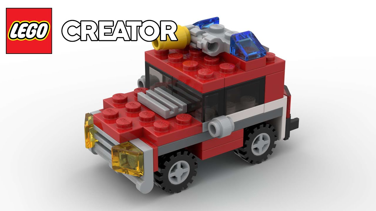 LEGO Creator 6911 | Mini Fire Truck | 2012 | Speed Build | 2/3 - YouTube