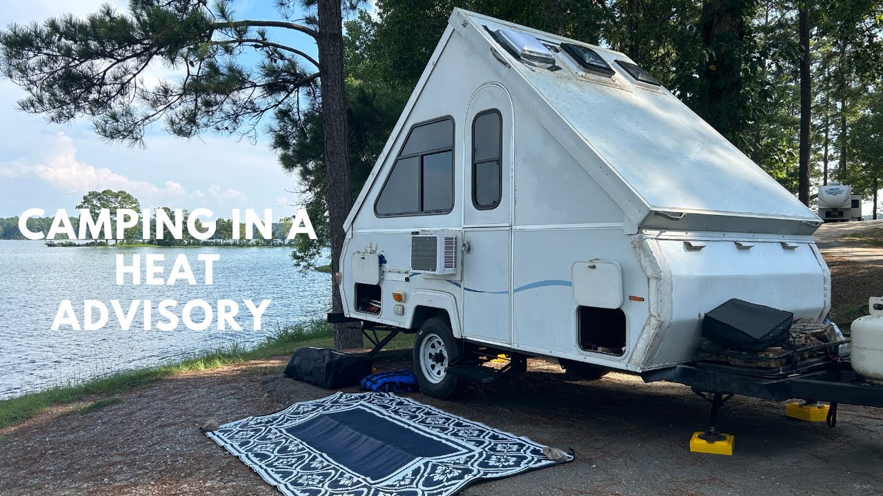 Camping in the heat, trying out my new Retrospect Paddle Board - YouTube