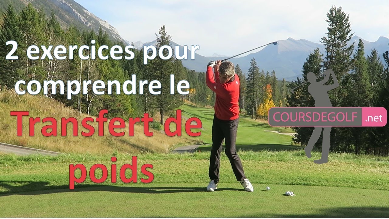 2 Exercices de transfert de poids - Cours de golf par Renaud Poupard ...