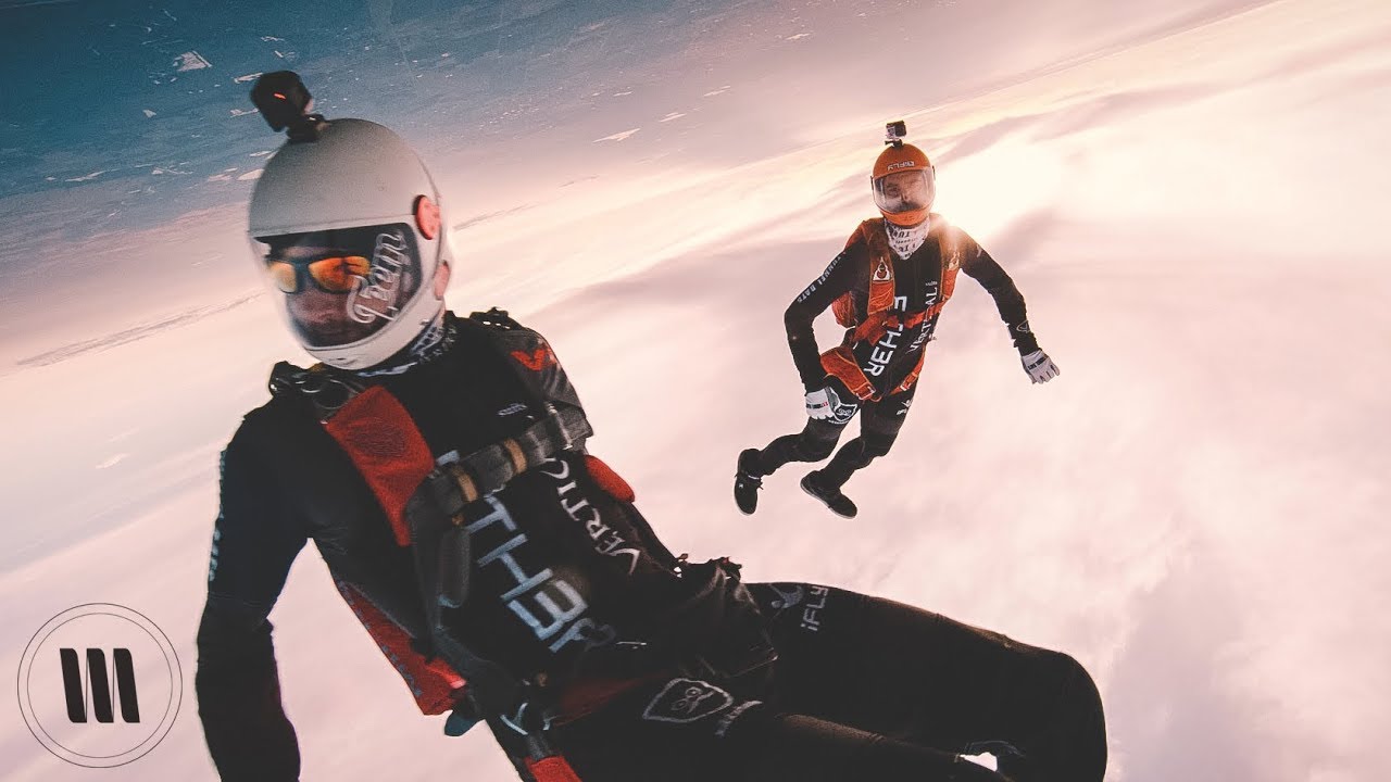 SUNSET FREE FALL /// Skydiving with a RED - YouTube