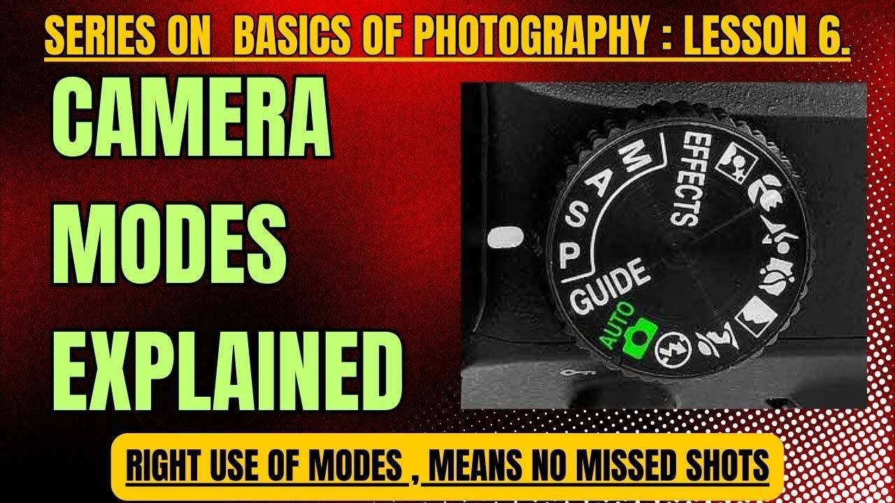 Camera Modes Explained : Get the Perfect Shot Every Time - YouTube