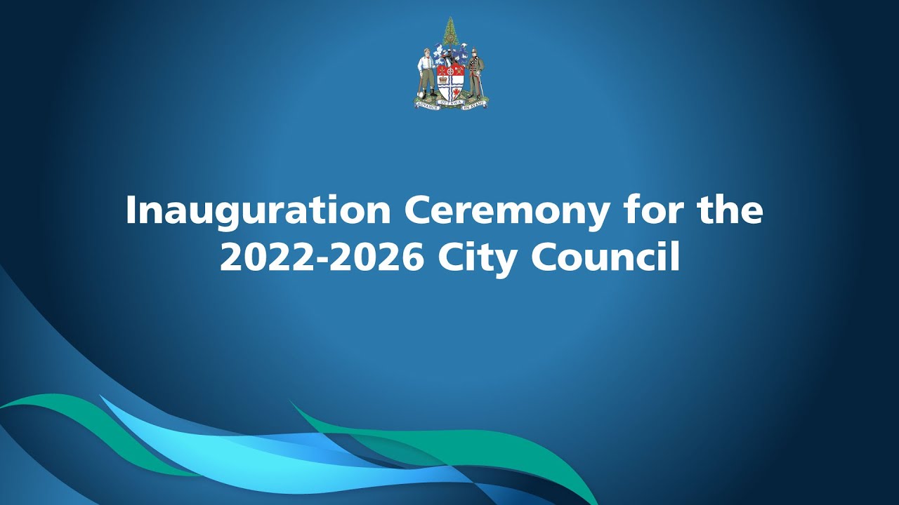 Inauguration Ceremony for the 2022-2026 City Council - YouTube