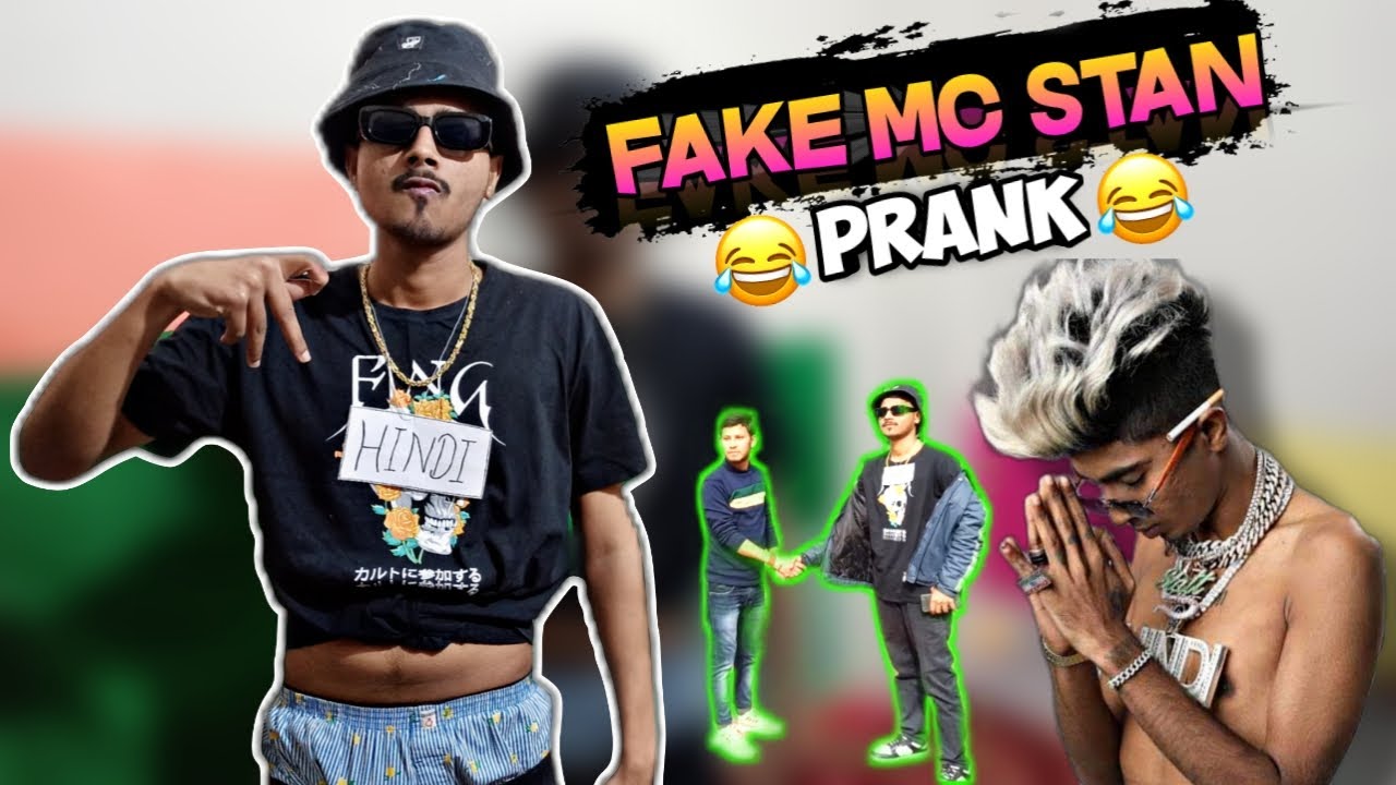 FAKE MC STAN IN PUBLIC (PRANK) | PUBLIC REACTION | MC STAN BIGG BOSS 16 ...