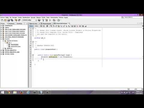 JAVA-BASICO (utilizando metodos set y get)_1 - YouTube