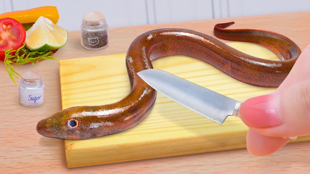 Best Choice Seafood Recipes | 1000+ Spicy Miniature Japanese Eel Stir Fried | Lucca Mini Food ...