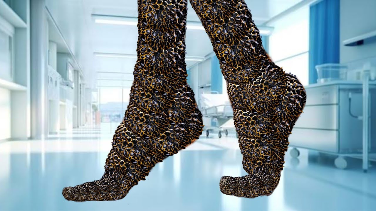 Asmr severely injured leg 2d animation| Asmr leg surgery #asmr193 - YouTube