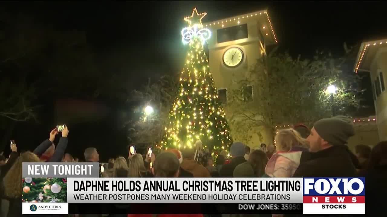 City of Daphne hosting annual Christmas tree lighting downtown - YouTube