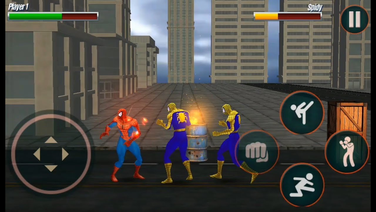 Flying Spider Iron Rope Superhero Adventure | Spider Superhero Street ...