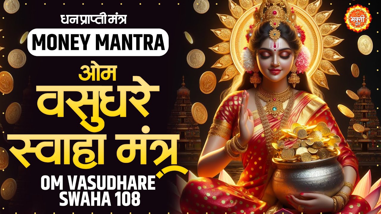 Om Vasudhare Swaha mantra 108 : ॐ वसुधरे स्वाहा का जाप : POWERFUL MONEY ...