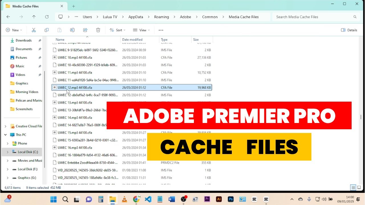 Free Up Disk Space FAST - How To Clear Media Cache Files In Premiere ...
