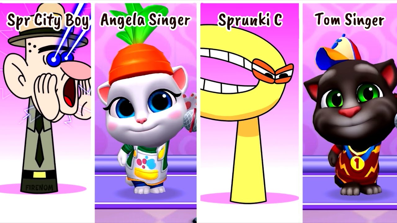 Who Will Prevail: Sprunki City Boy Sprunki C Vs Angela Tom Singer ? 😨 ...
