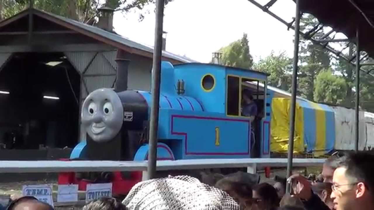 Thomas and his friends at puffing billy - YouTube