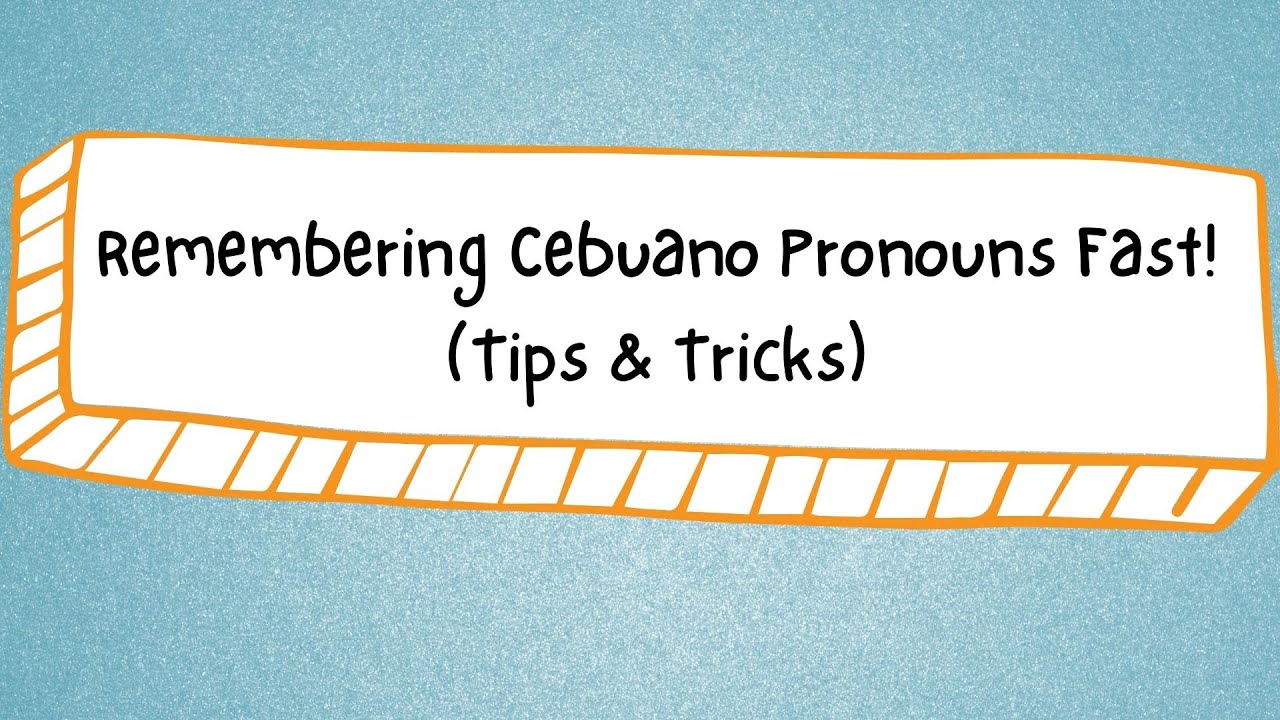 How to Remember Cebuano Pronouns Fast! Tips and Tricks! - YouTube