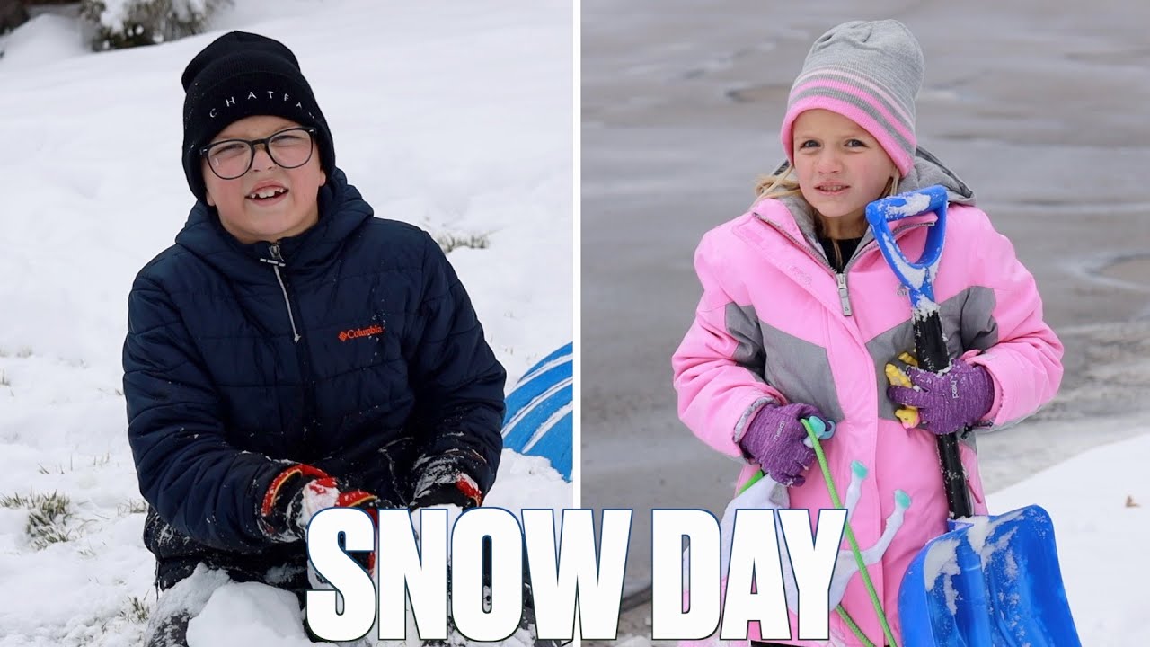 FIRST SNOW DAY OF THE YEAR! - YouTube