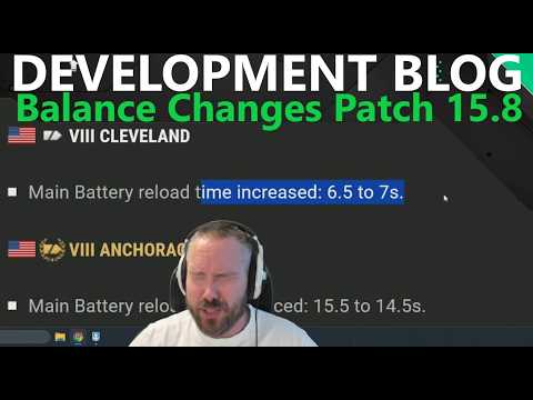 Development Blog - Balance Changes 15.8