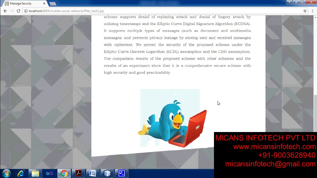 Enhanced Instant Message Security and Privacy Protection- IEEE PROJECTS ...