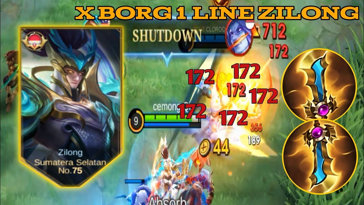 ZILONG 1 LINE SAMA XBORG BEGINI CRA MEGATASI X BORG EXPLINE 2024‼️ ...