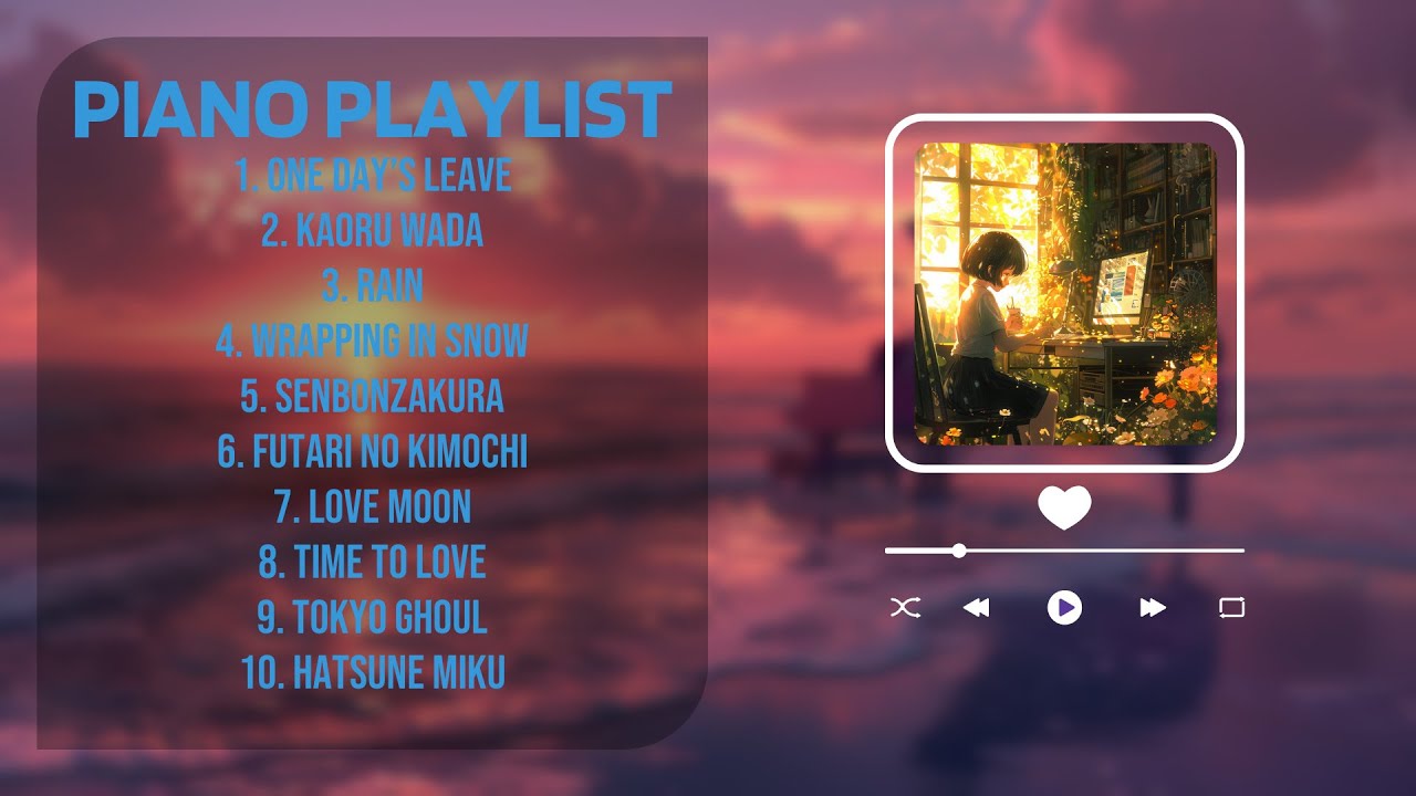 PIANO PLAYLIST ️ Relaxing Sleep Music for Stress Relief ️ Relaxing ...