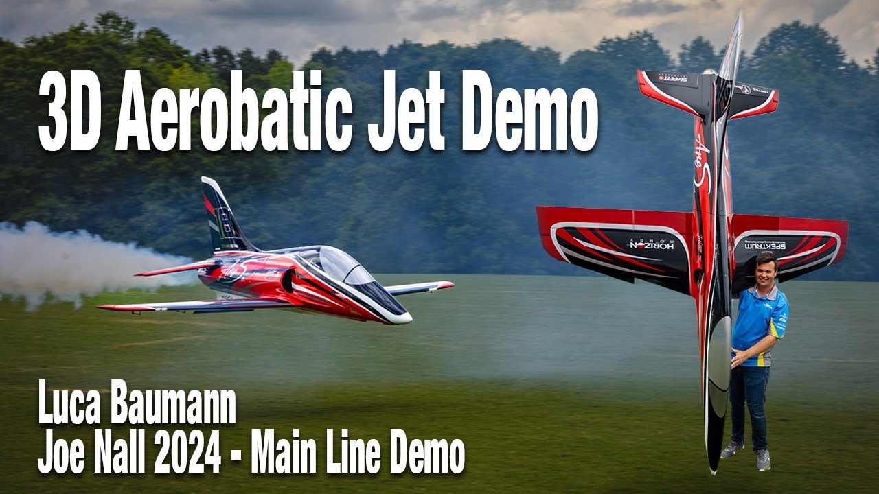 3D Aerobatic Jet Demo by Luca Baumann at Joe Nall 2024 #aerobatics # ...