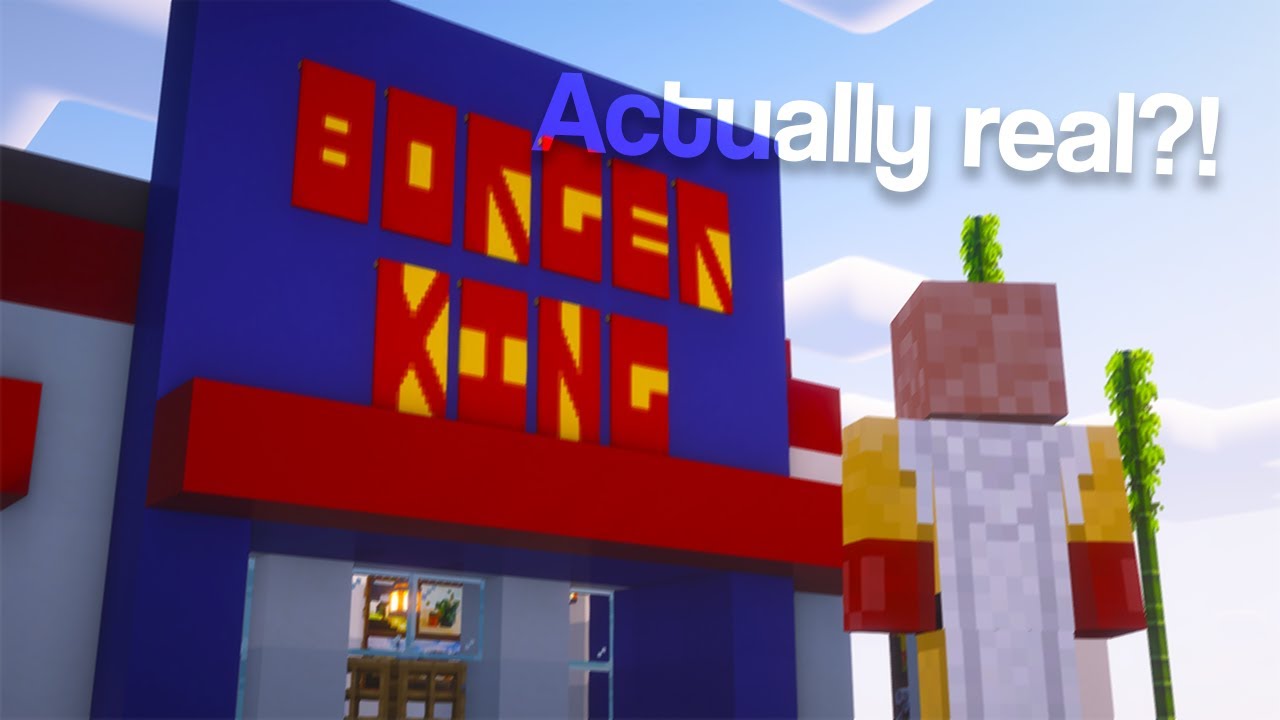 Burger King In Minecraft?! - YouTube