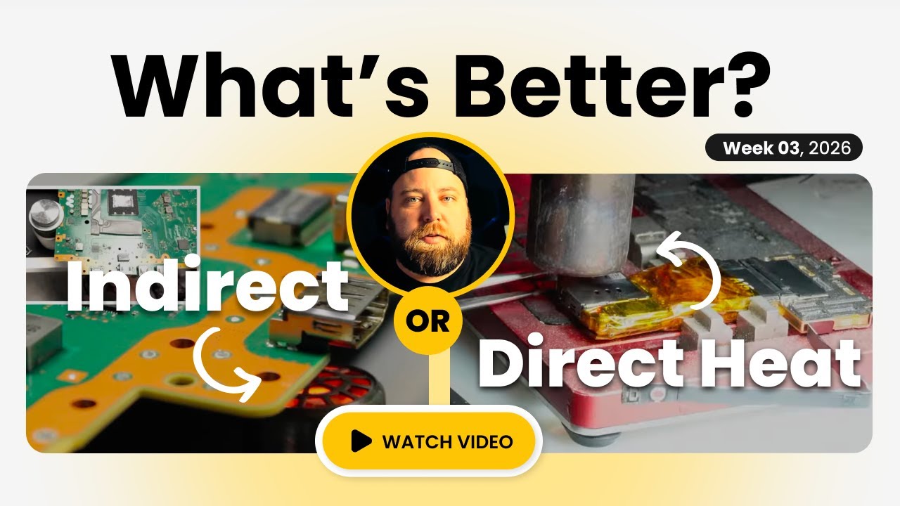 Direct vs Indirect Heat: Microsoldering the Right Way - YouTube