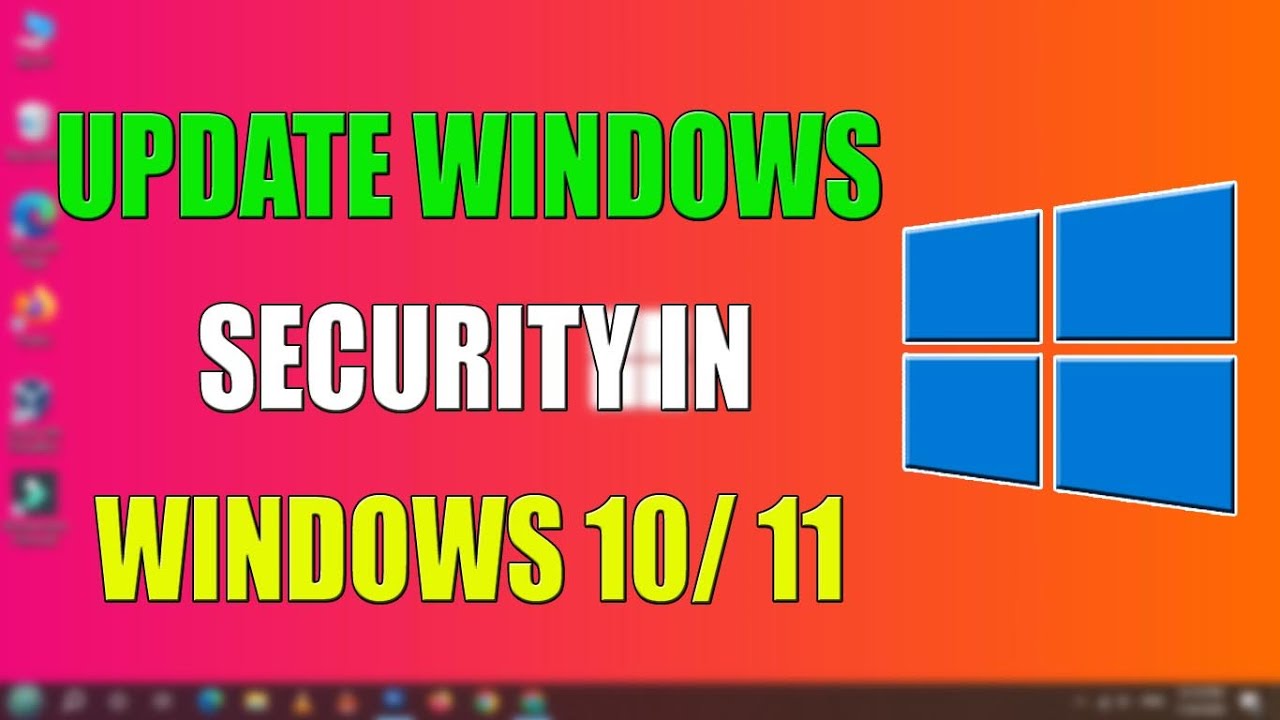 How to Update Windows Security in Windows 10/11 | Windows Security ...