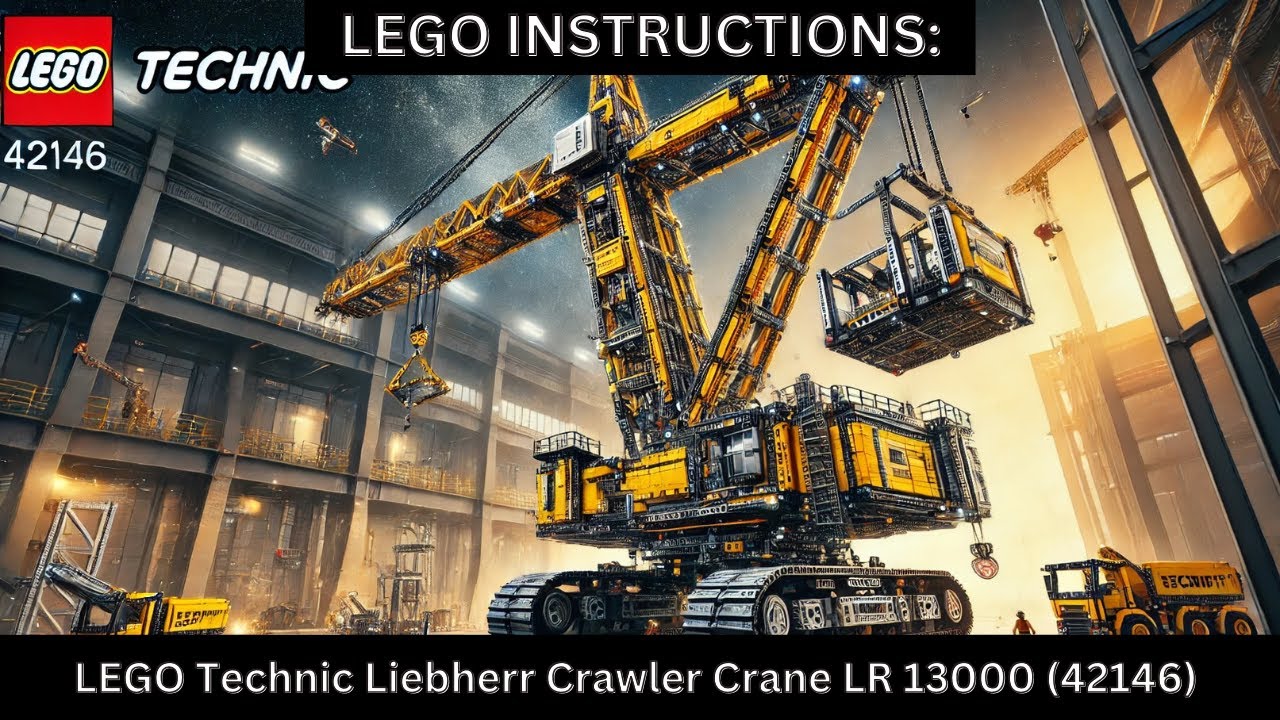 LEGO INSTRUCTIONS 🚧 Build the Mighty LEGO Technic Liebherr Crawler ...