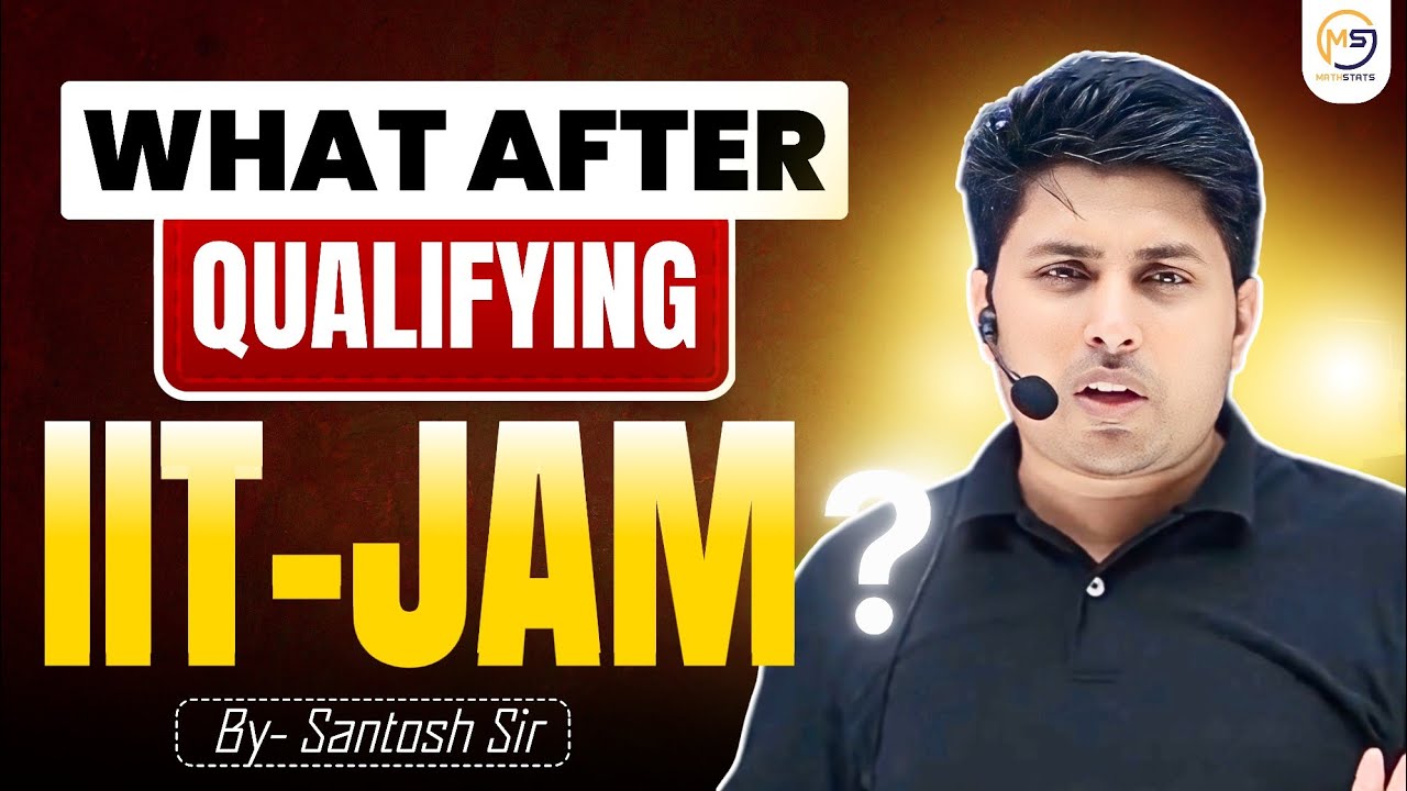 Scope of IIT-JAM MS || What after qualifying IIT-JAM ? || Students ...