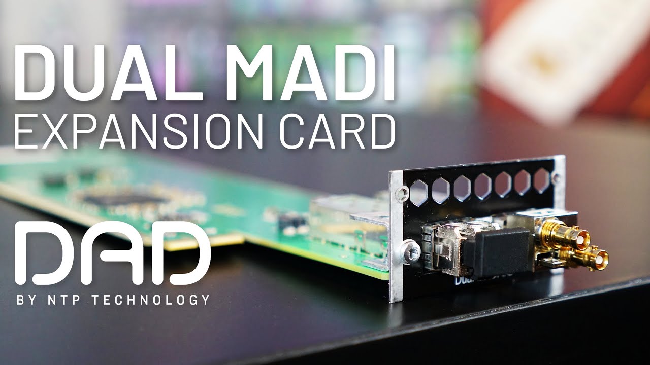 DAD Dual MADI w/ SRC In Expansion Card - YouTube