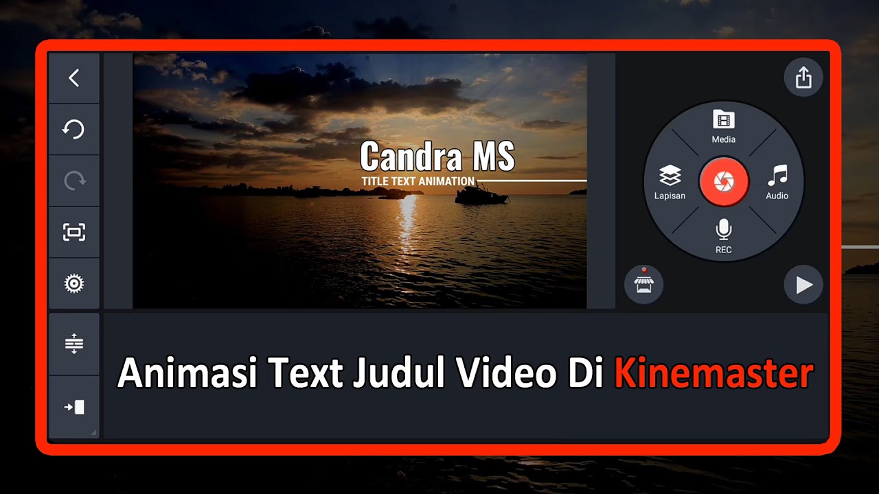 Cara Membuat Animasi Judul Video Di Kinemaster - YouTube