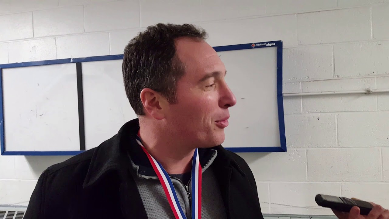 Scott Rousseau, Cheverus/Kennebunk girls' hockey coach - YouTube