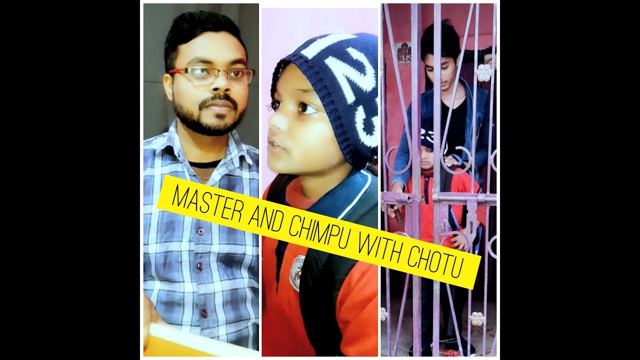Master and chimpu with chhotu | comedy video | - YouTube