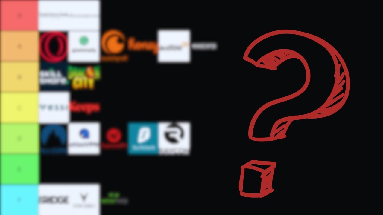 Youtube Sponsors Tier List - YouTube