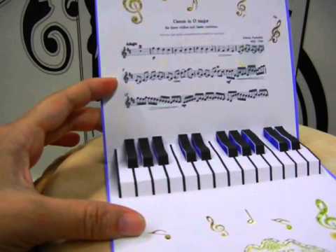 Creative-pro 創意堡 : Pop-up Piano, DIY, cuttlebug - YouTube
