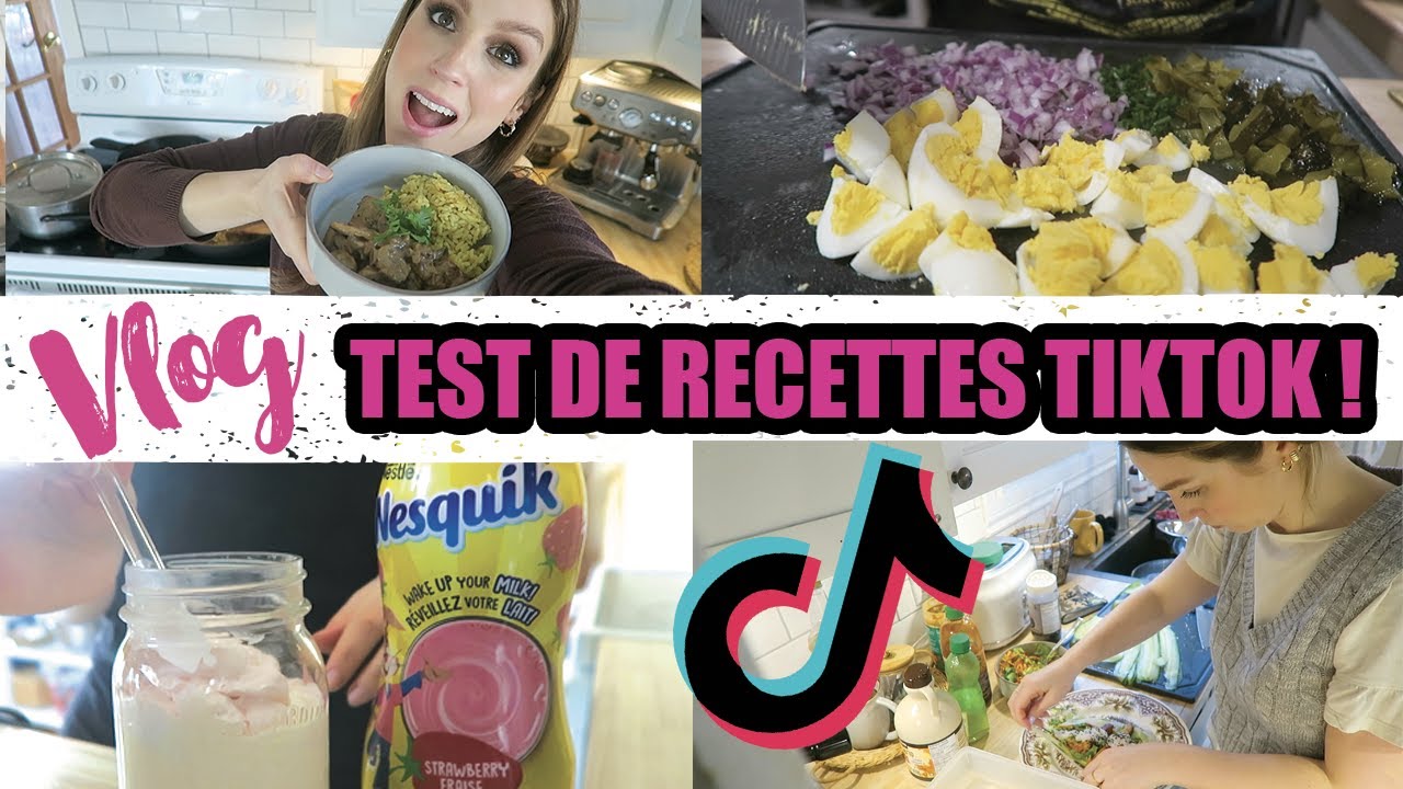 JE MANGE QUE DES RECETTES TIKTOK pendant une semaine ! 🥒🥪 - YouTube