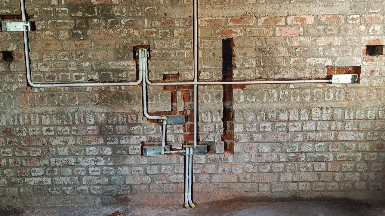 How To Fix Electrical Conduit Pipe In ceiling|Roof Piping|Electrical ...