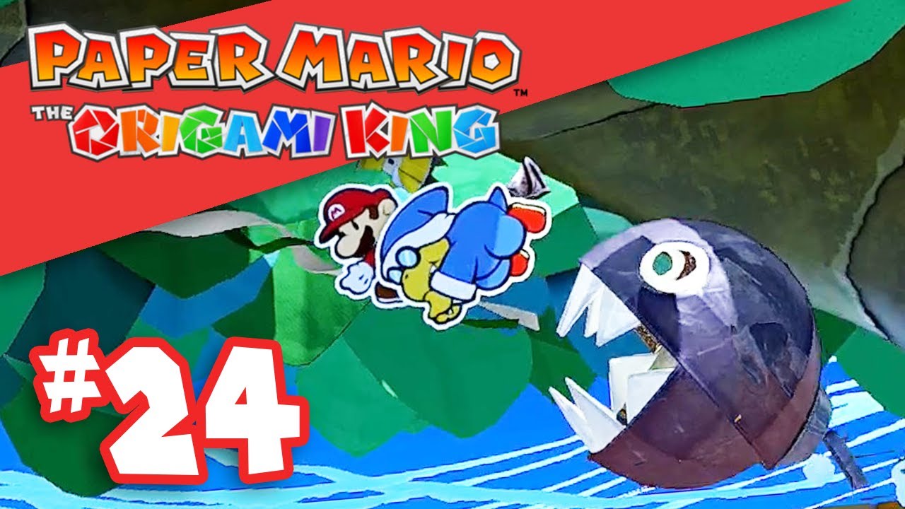 Paper Mario Origami King Part 24: More Hot Springs - YouTube