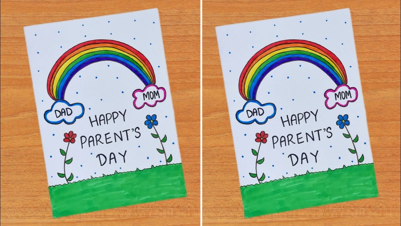 Amazing Parent's Day Card 🥰 // Parent's Day Greeting Card // How to ...