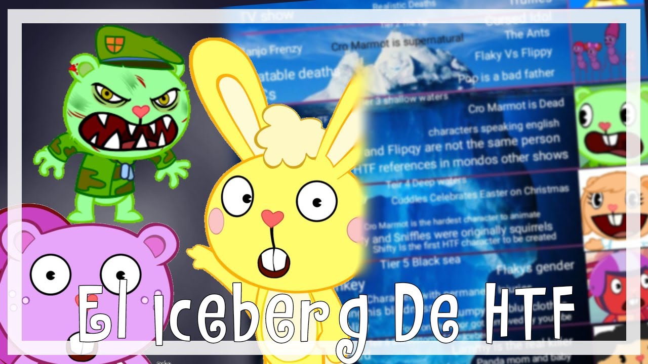 EL ICEBERG DE HAPPY TREE FRIENDS (HTF Iceberg) - YouTube
