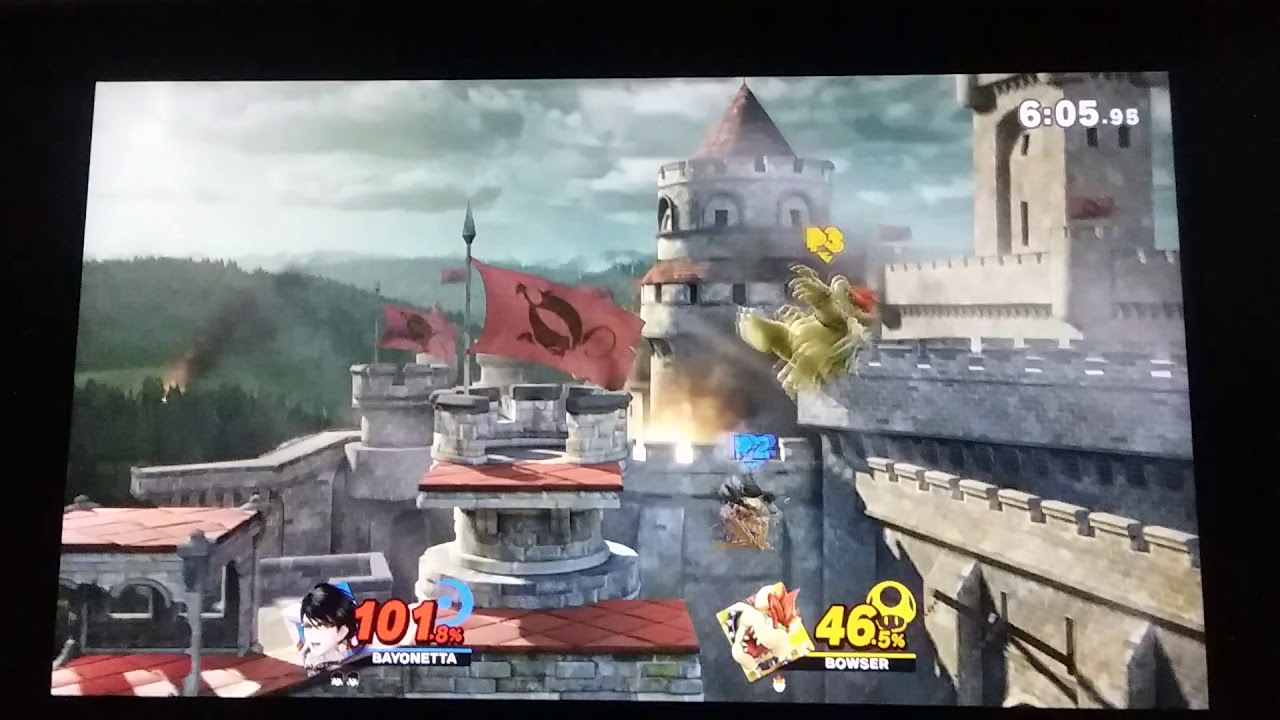 Bayonetta bridge death combo on Bowser [Ultimate] - YouTube