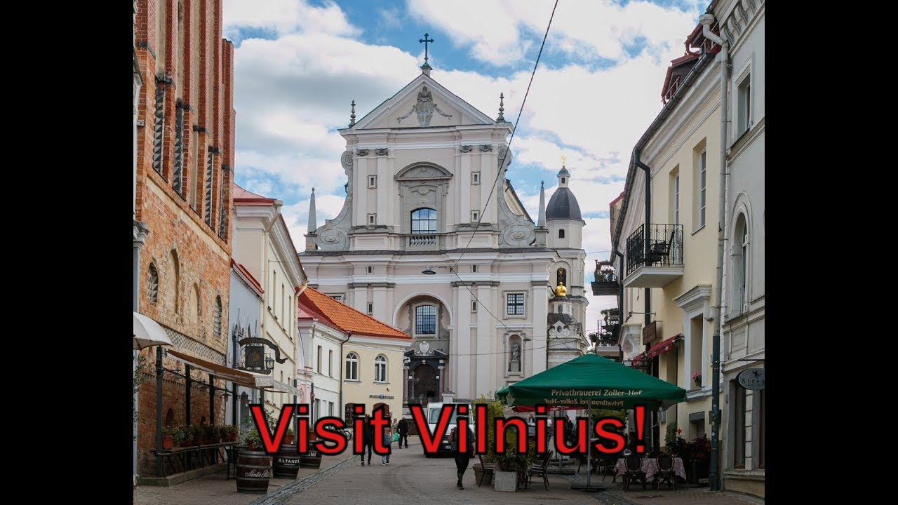 Vilnius Lithuania. Old Vilnius. Senasis Vilnius. Вильнюс. Architecture ...