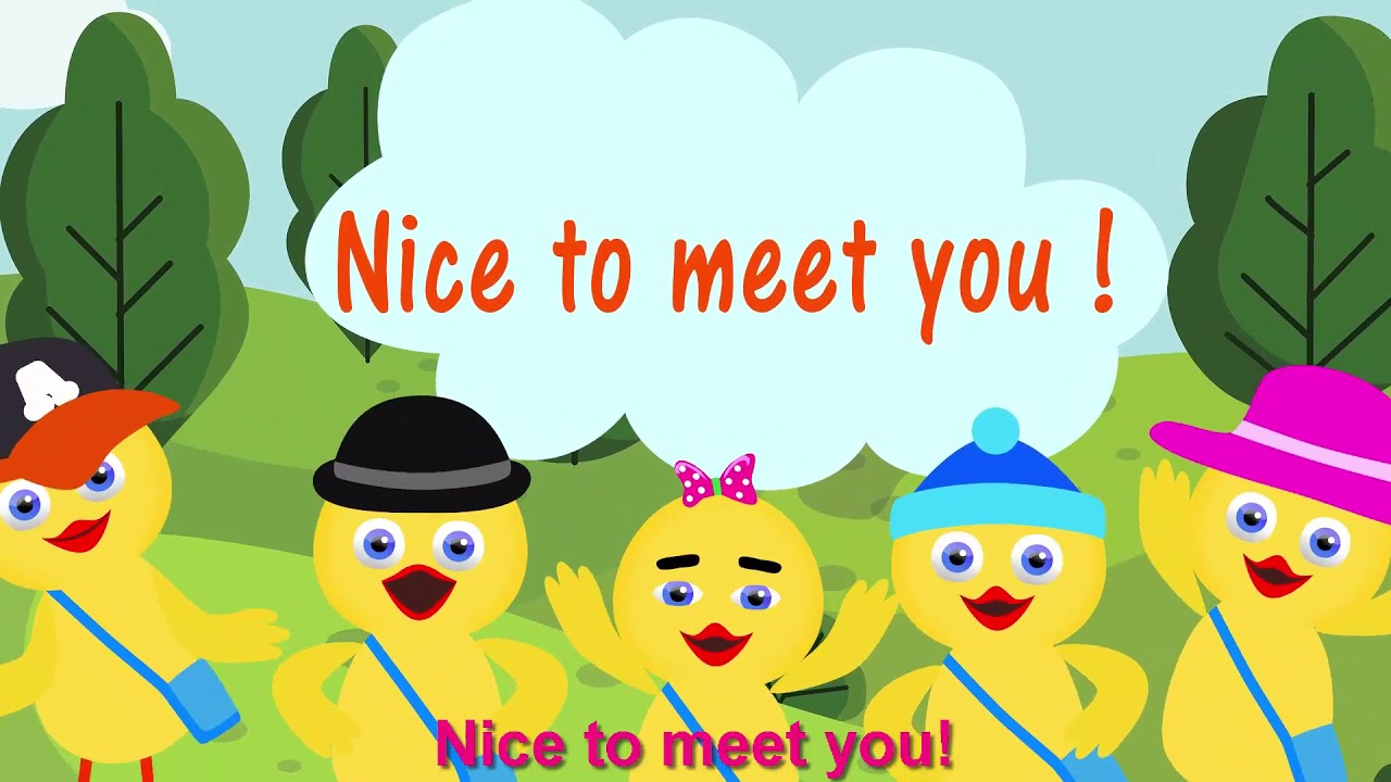 The Hello Song - Hello Song for Kids - Funny song for kid - YouTube